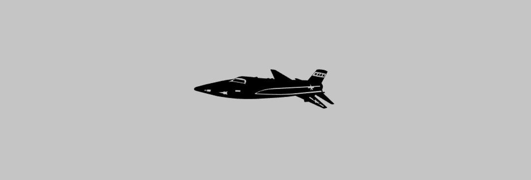 X-15 Silhouette Vinyl Decal One Color ANY COLOR! Window Sticker - Etsy