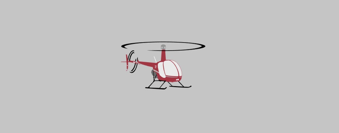 R22 Helicopter Hand Assembled Multi-colored VIP Vinyl Decal Window ...