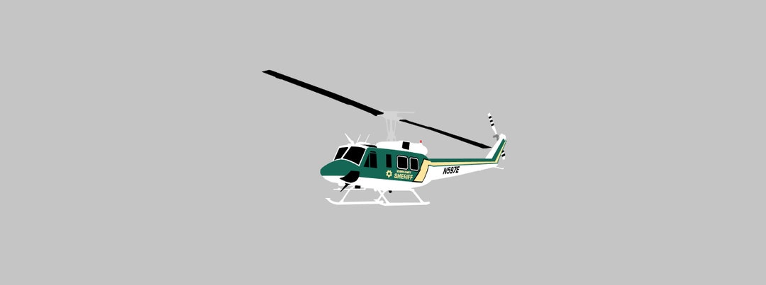 Air Rescue 05 Helicopter Kern County Sheriffs Hand Assembled Multi ...