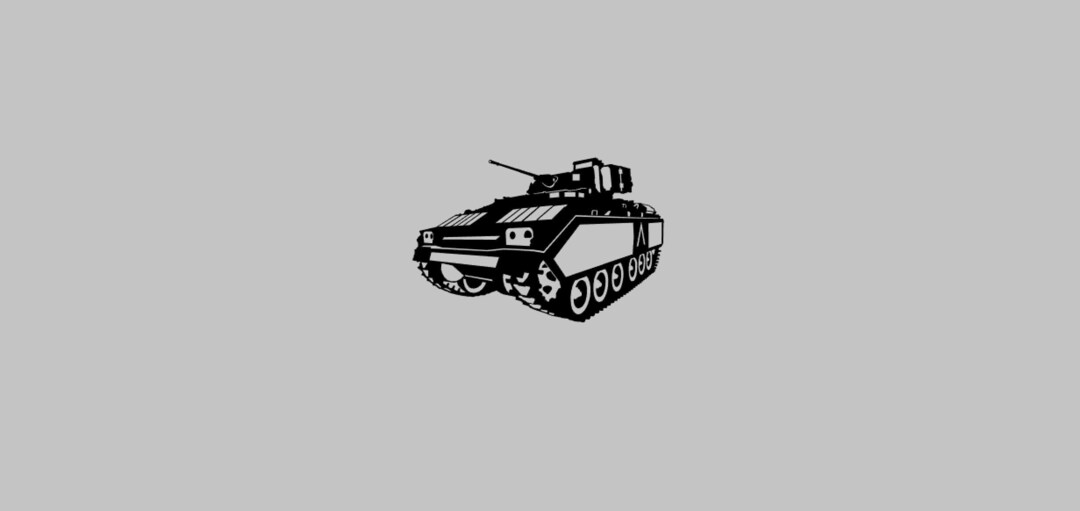 M2 Bradley Tank Silhouette Vinyl Decal One Color ANY COLOR! Window ...