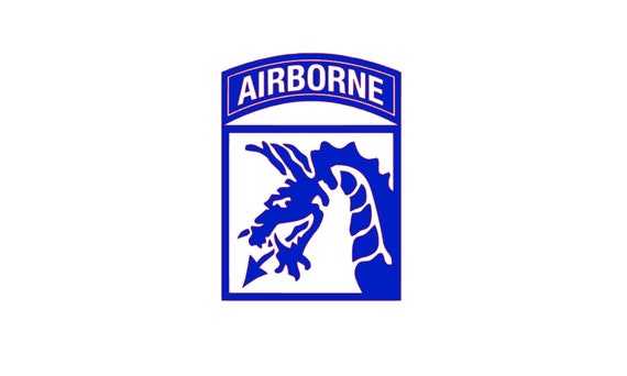 Airborne Corps Vinyl Decal One Color ANY COLOR | Etsy