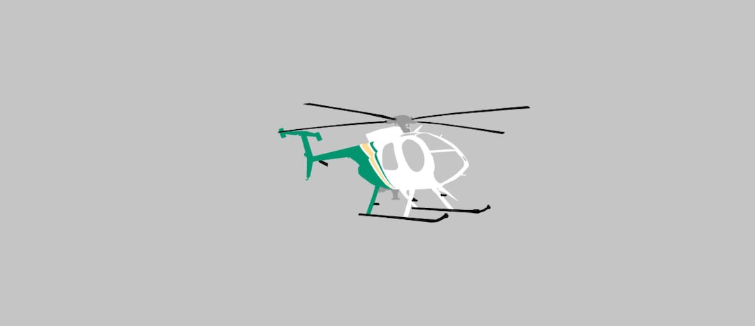 MD500E Helicopter Sheriffs Livery Hand Assembled Multi-colored VIP ...