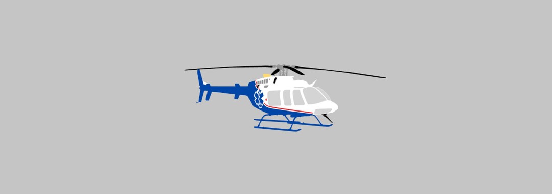 B407 Helicopter Air Ambulance Hand Assembled Multi-colored VIP Vinyl ...