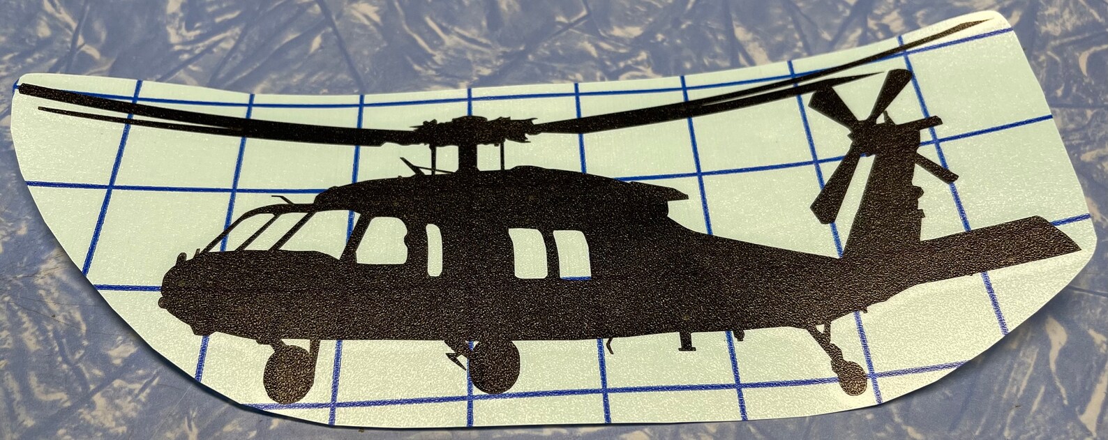 UH-60 Helicopter Silhouette Vinyl Decal One Color ANY COLOR - Etsy ...