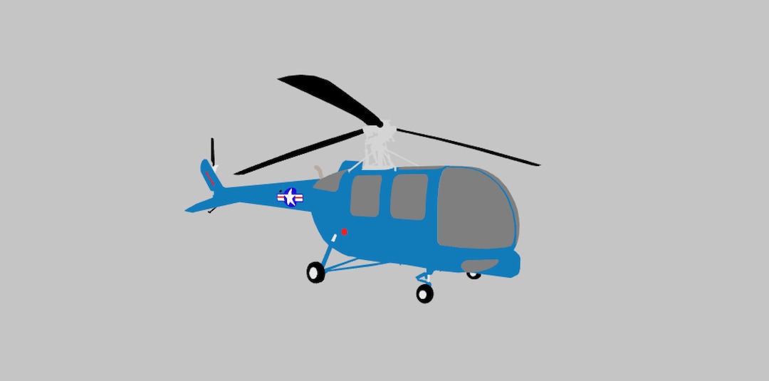 S-52 Helicopter Multi-colored Hand Assembled VIP Vinyl Decal Window ...