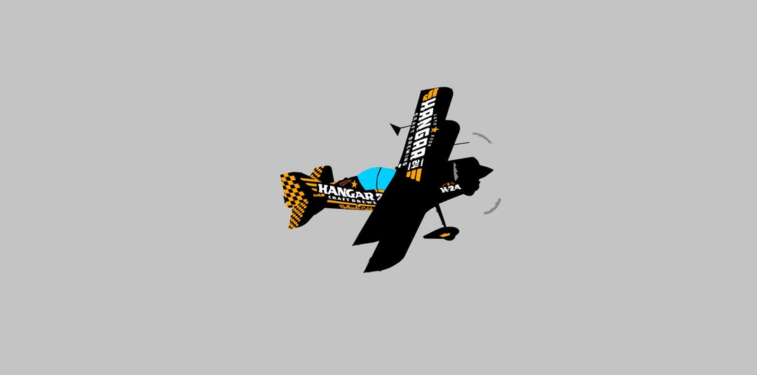 John Melby Pitts Aerobatic Airplane Vinyl Decal - Hangar 24 Airfest - Etsy