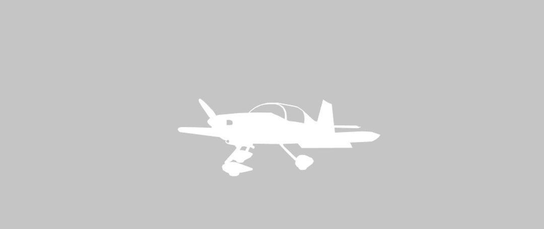 RV-6A Airplane Silhouette Vinyl Decal One Color ANY COLOR! Window ...