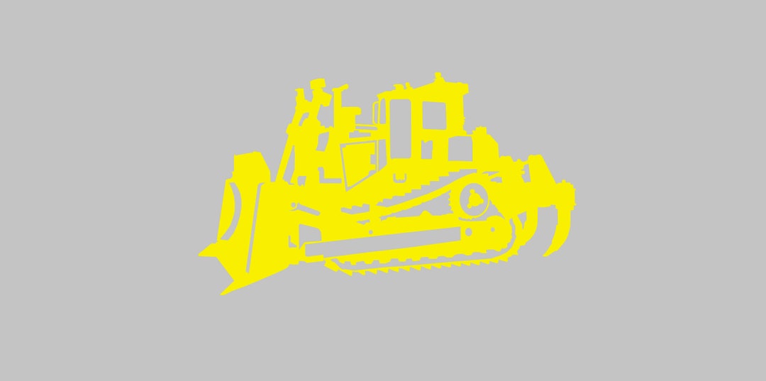 D9 Dozer Silhouette Vinyl Decal One Color ANY COLOR! Window Sticker - Etsy