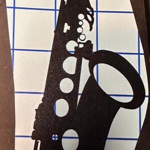 Tenor Sax Silhouette Vinyl Decal One Color ANY COLOR! Window Sticker - Etsy