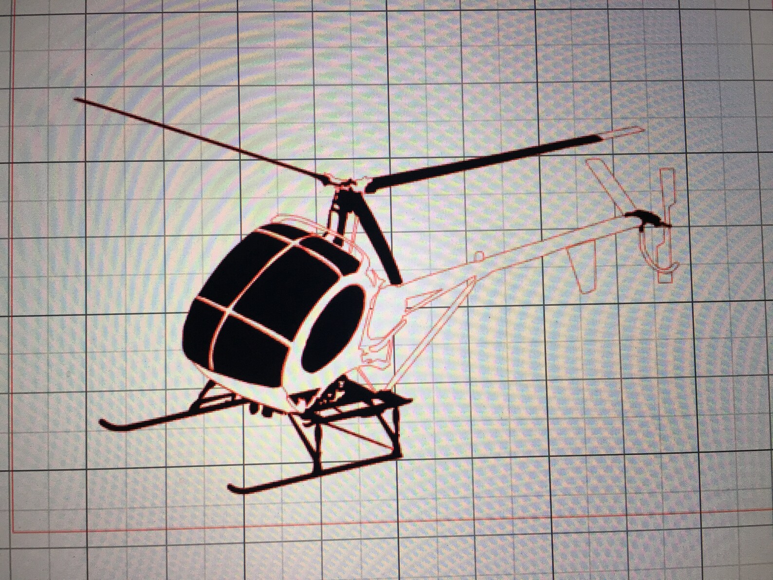 H269 / S300C Helicopter Hand Assembled Multi-colored VIP Vinyl Decal ...