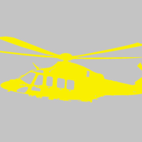 Helicopter Decal - Etsy
