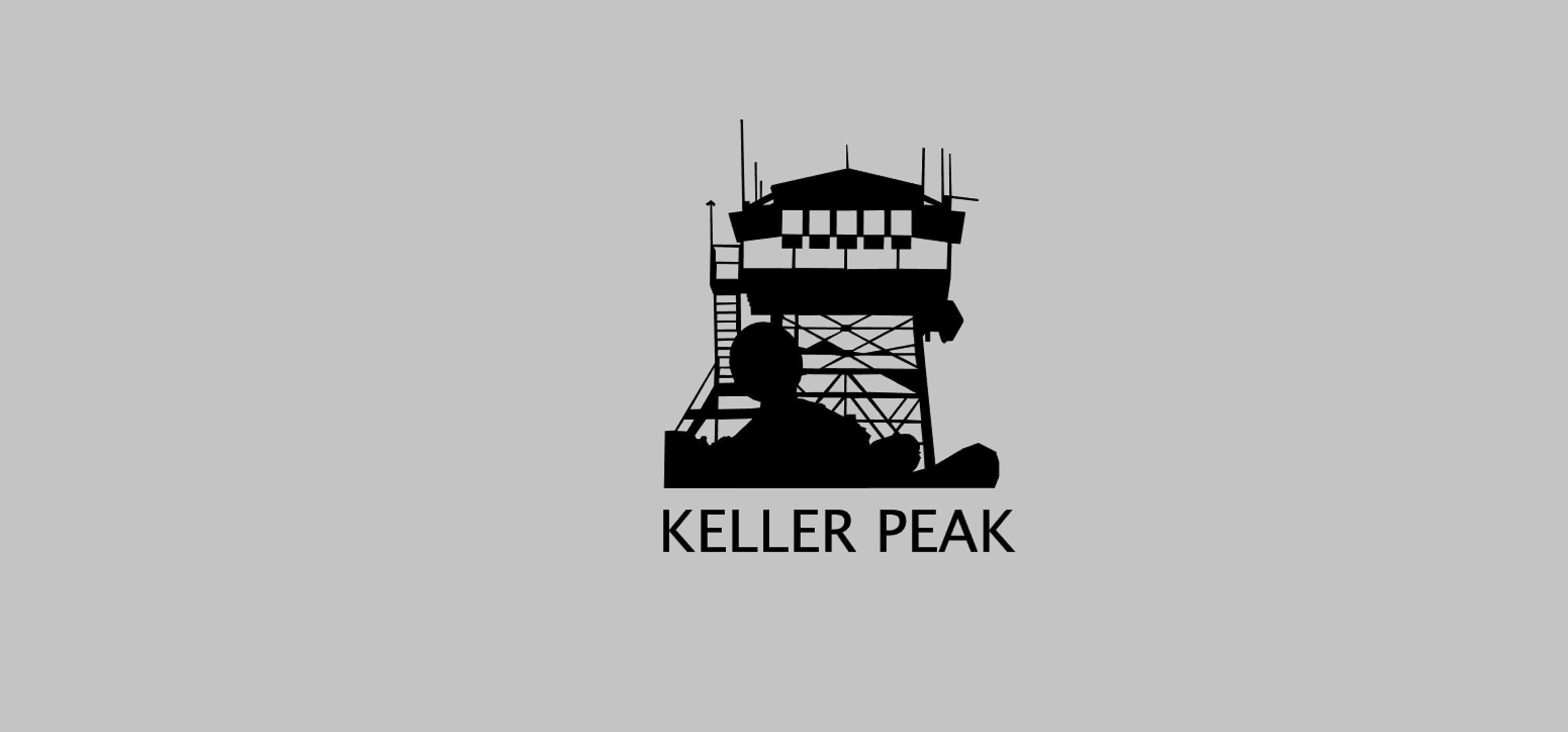 Keller Peak Fire Lookout SBNF One Color- ANY COLOR Vinyl Decal ...
