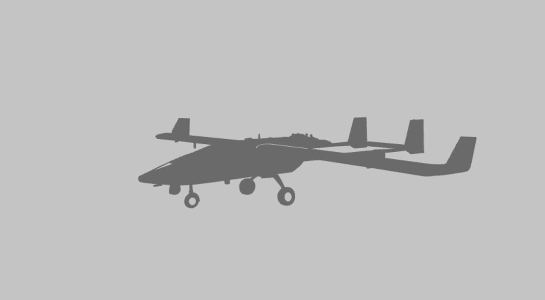 RQ-23 Tigershark Silhouette Vinyl Decal One Color Any COLOR! Window ...