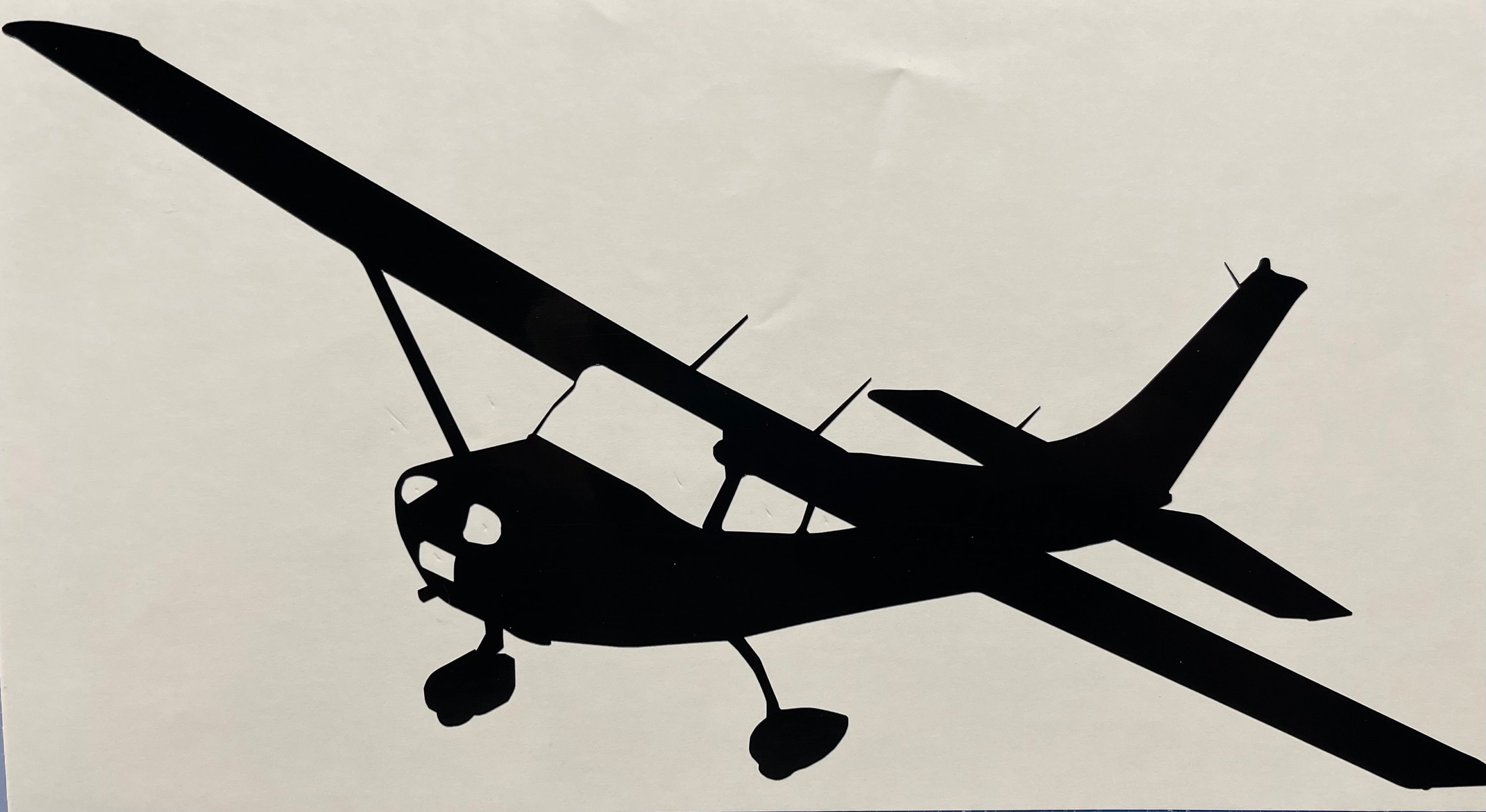 Cessna Airplane Silhouette