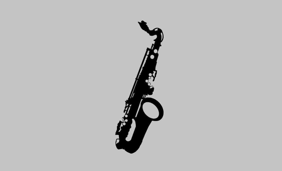 Alto Sax Silhouette Vinyl Decal One Color ANY COLOR! Window Sticker - Etsy