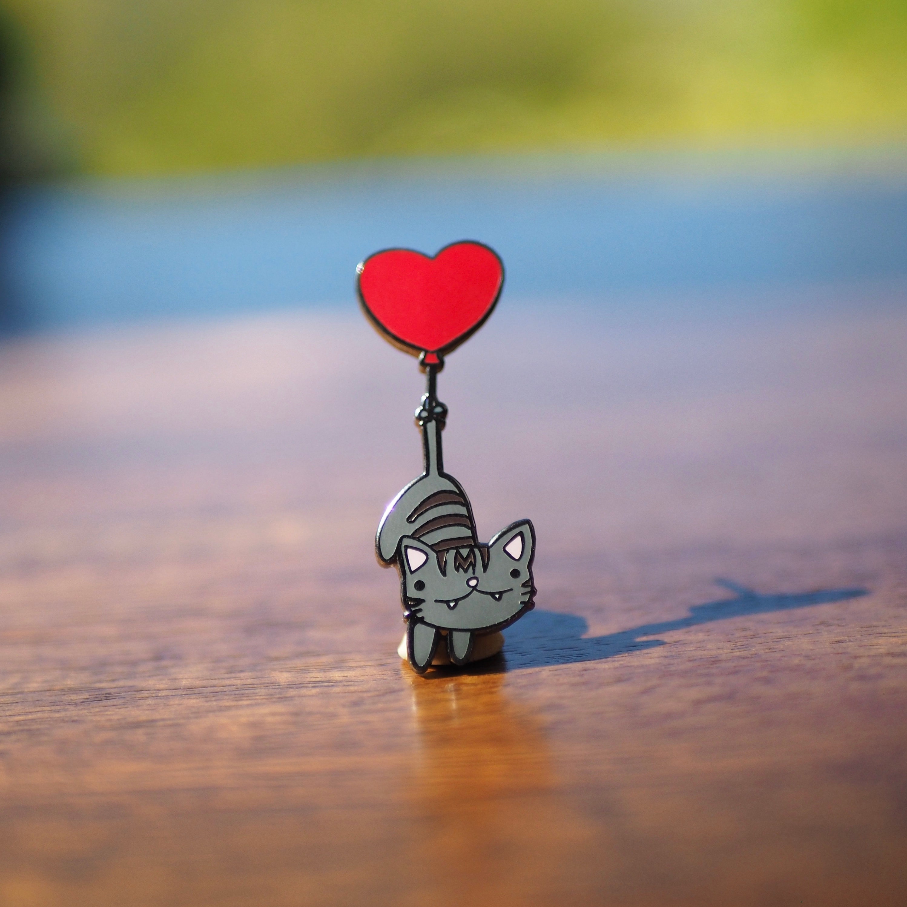 Love Momo: an Enamel Cat Pin From Tutimon | Etsy