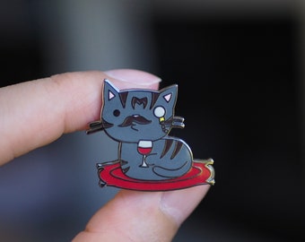 Love Momo: an Enamel Cat Pin From Tutimon | Etsy