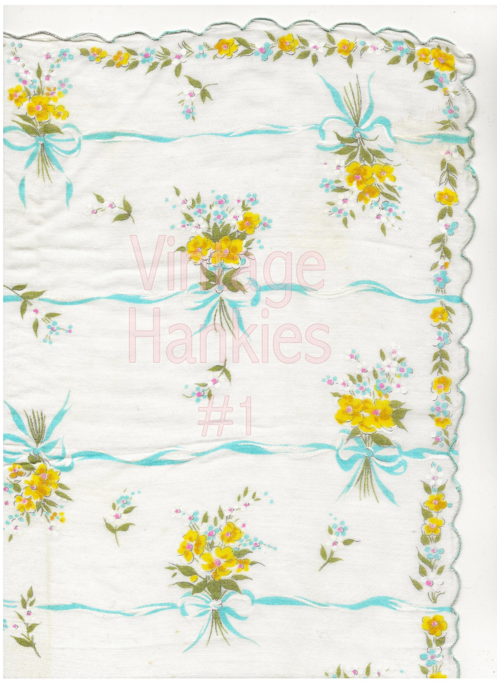 12-pack Digital Vintage Hankies for Journaling, Scrapbooking, Paper ...