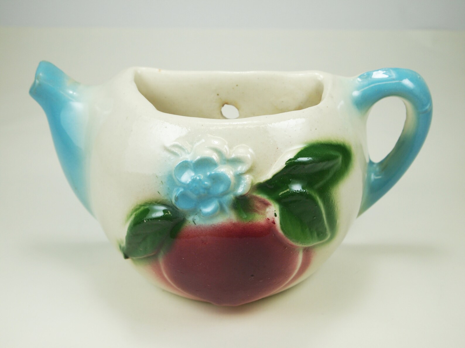 Vintage Teapot and Cup Wall Pockets Wall Planters Ceramic - Etsy