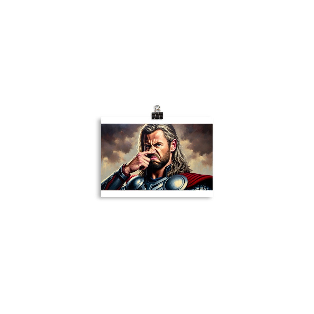 Thor Potty Portrait, Digital Download, Party Pooper Portraits, Avengers ...