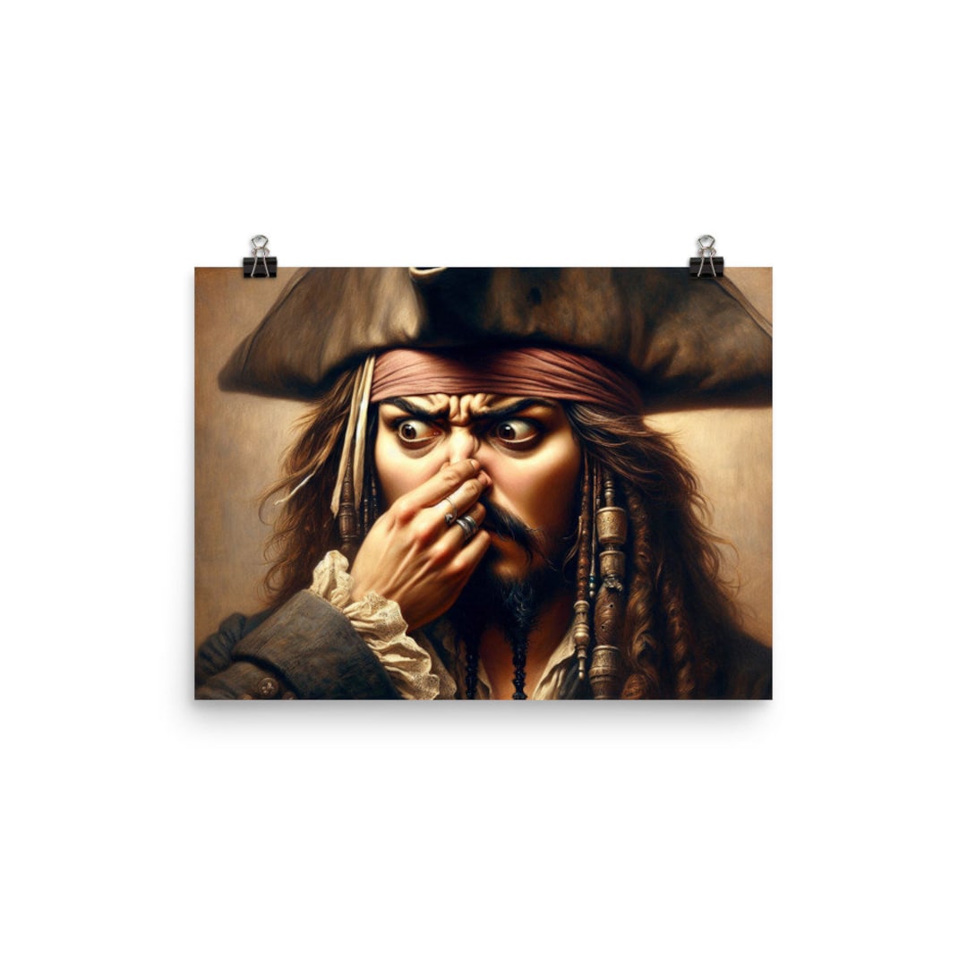 Jack Sparrow Potty Portrait, Party Pooper Portraits, Pirates of the ...