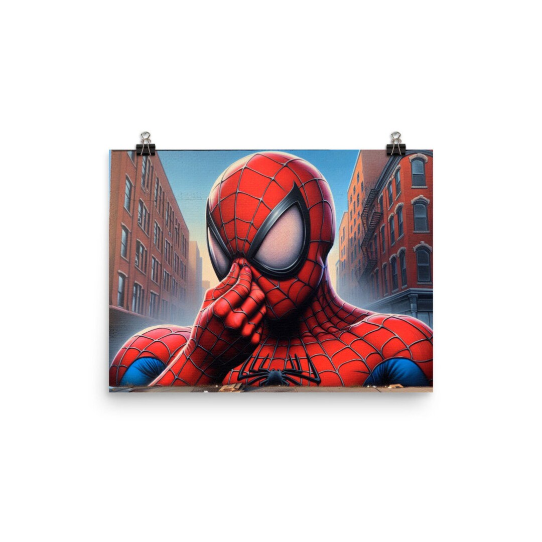 Spiderman Potty Portrait, Digital Download, Party Pooper Portraits ...