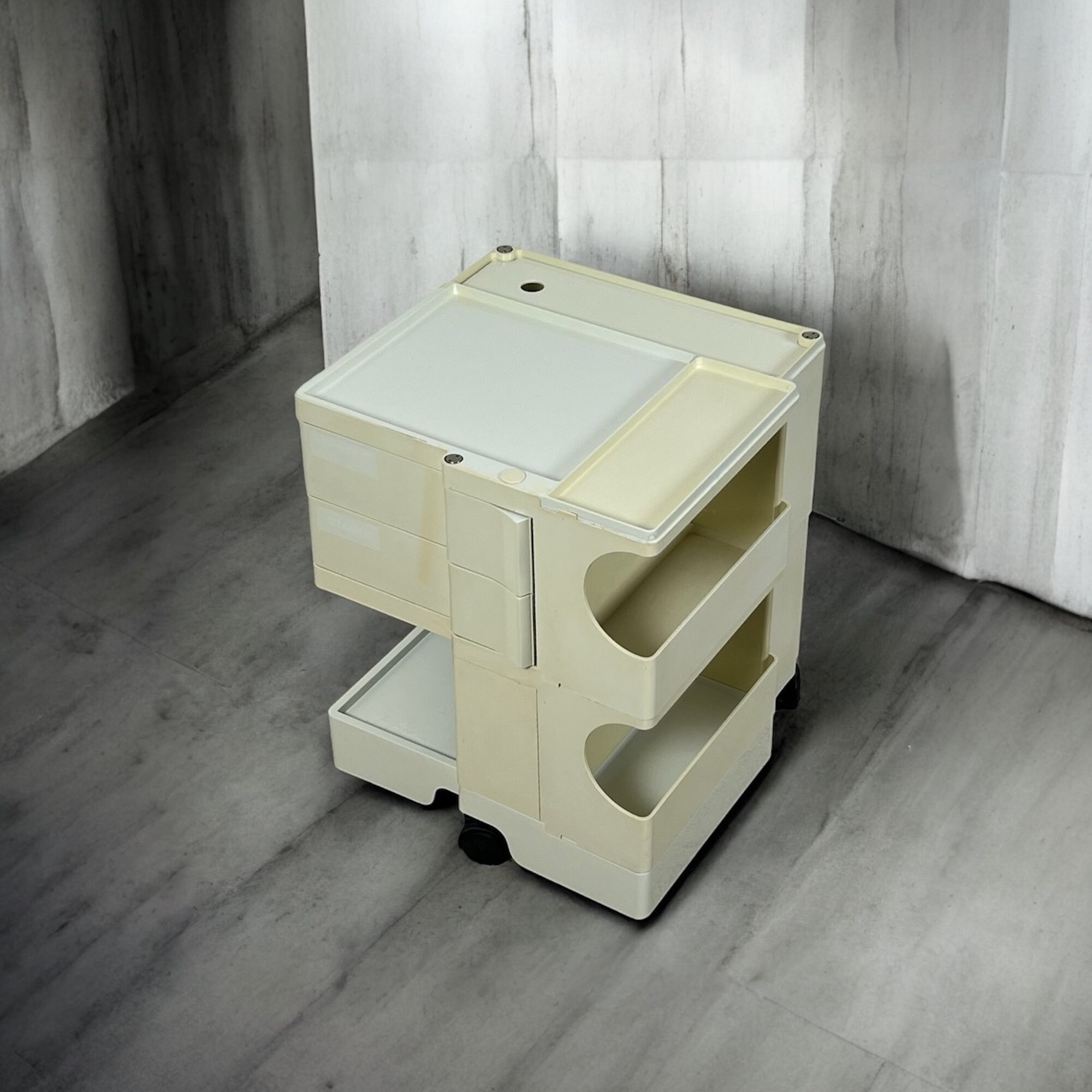 Vintage Joe Colombo Boby Trolley: Italian Space Age Storage Cart - Etsy