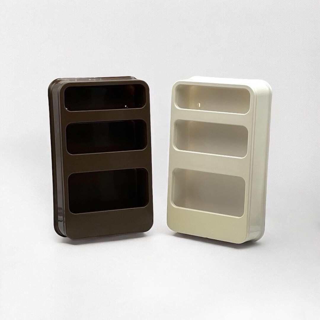 70s Wall Unit Set With Ivory and Brown Hues PLASTRA by Prisunic - Space ...