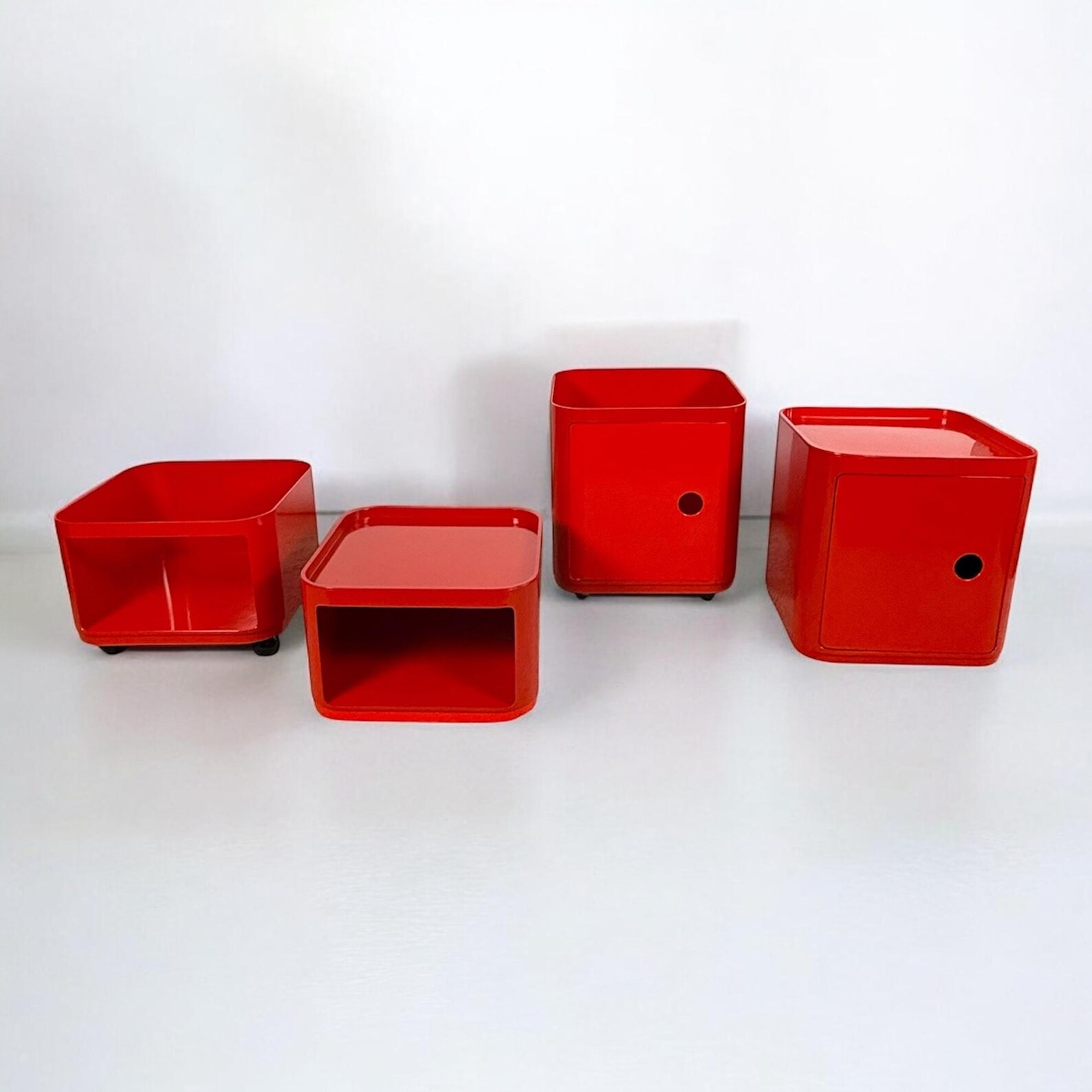 Kartell Componibili Square Base Trolleys / Storage Units by Anna ...