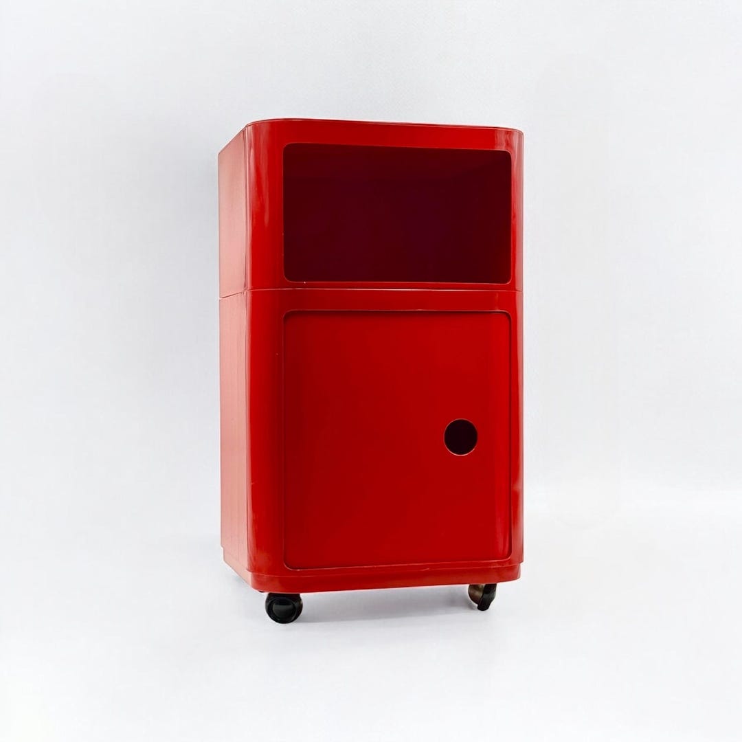 Kartell Componibili Square Base Serving Trolley, Storage Unit by Anna ...
