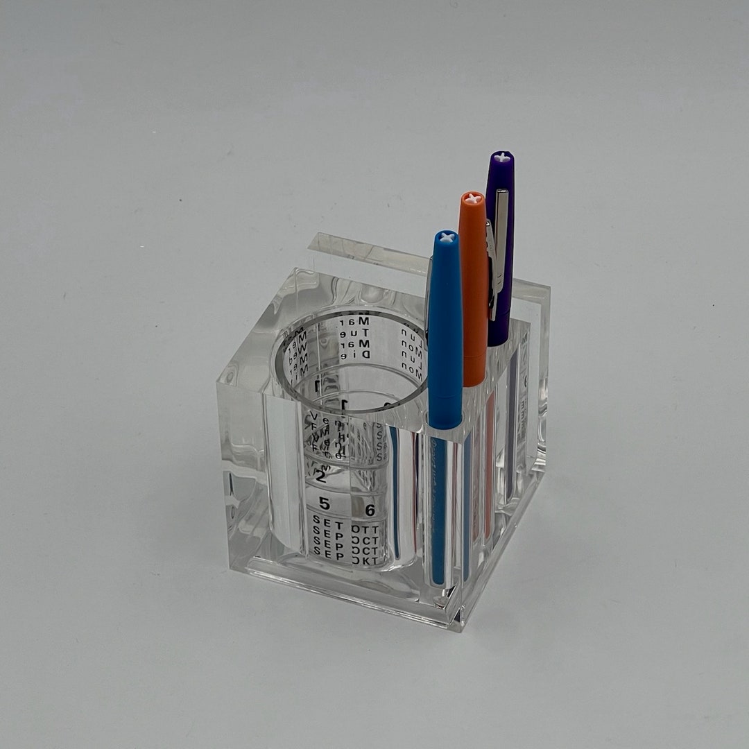 Desk Organizer Calendar Guzzini Fabio Manlio Ciocca Design 1980s ...