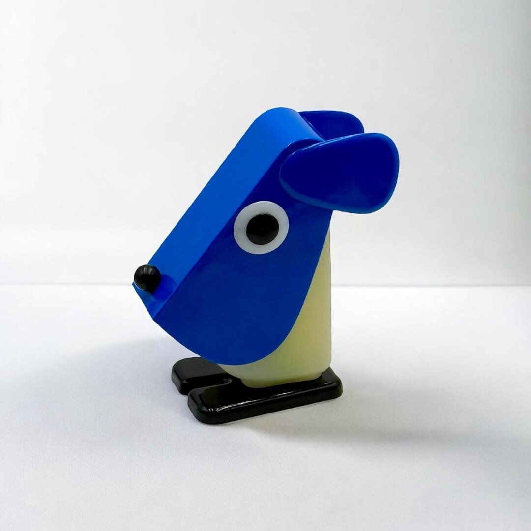 Rufus Dog Lamp by Fernando Cassetta for Tacman Manara in Blue 70s ...