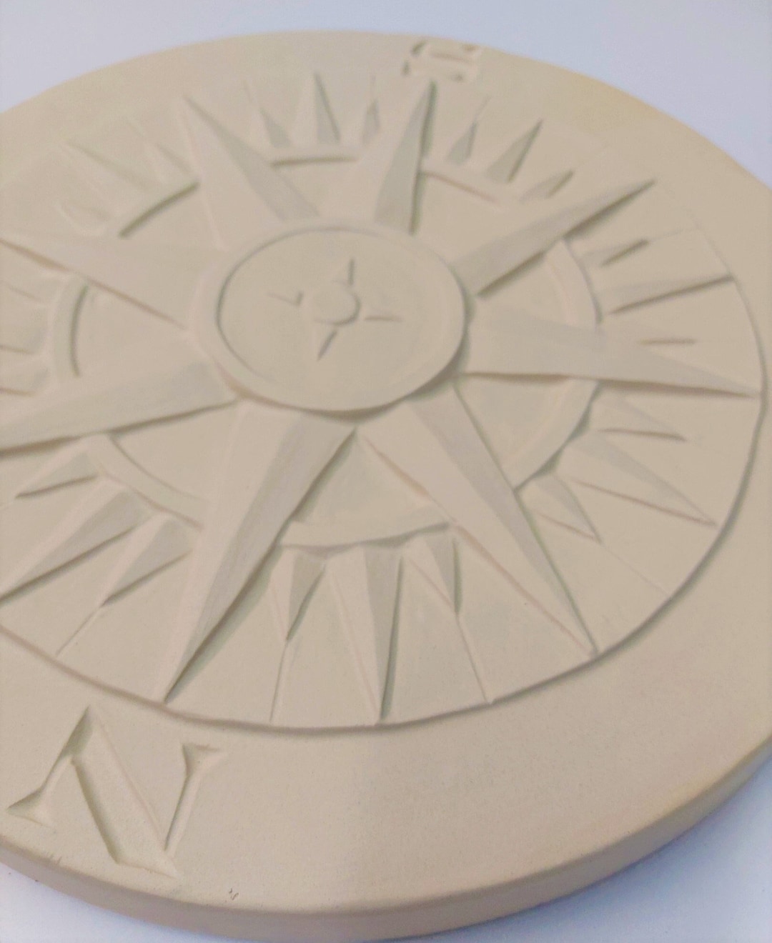 FULL THICKNESS Compass Steppingstone Garden Art Landscaping - Etsy