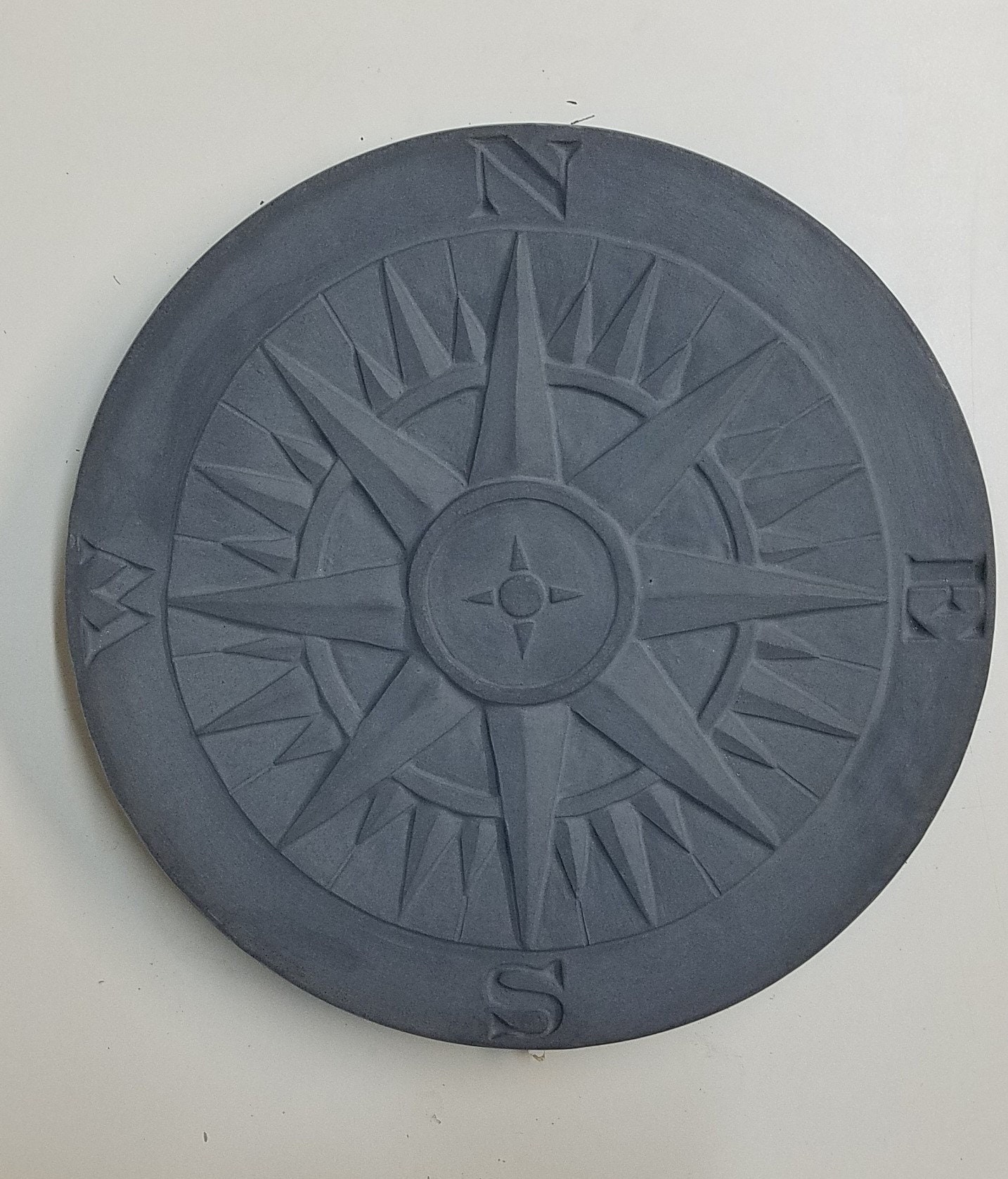 FULL THICKNESS Compass Steppingstone Garden Art Landscaping - Etsy