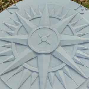 Regular THICKNESS Compass Steppingstone Garden Art Landscaping - Etsy