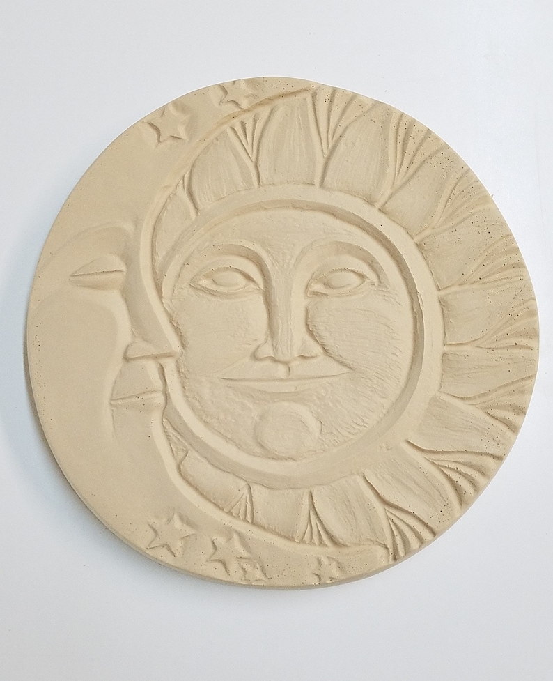 REGULAR THICKNESS Sun and Moon Stepping Stones Garden Decor - Etsy