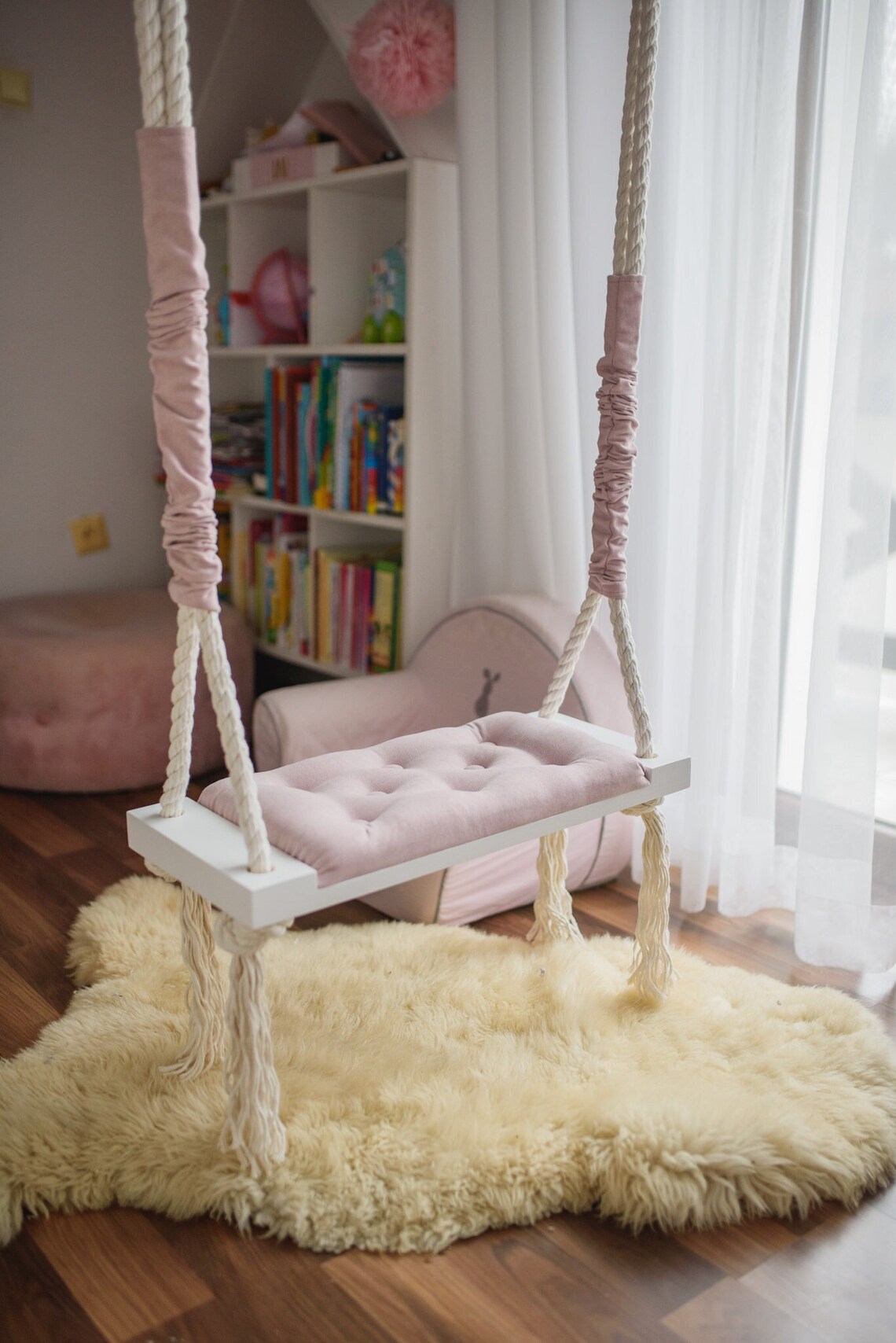 Swing MEDIUM Ohswing 60x25 - Pink Glamor. for Children! - Etsy