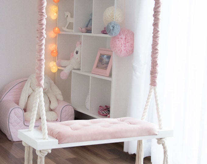 Swing LARGE Ohswing 70x25 Pink Glamor. for Children - Etsy