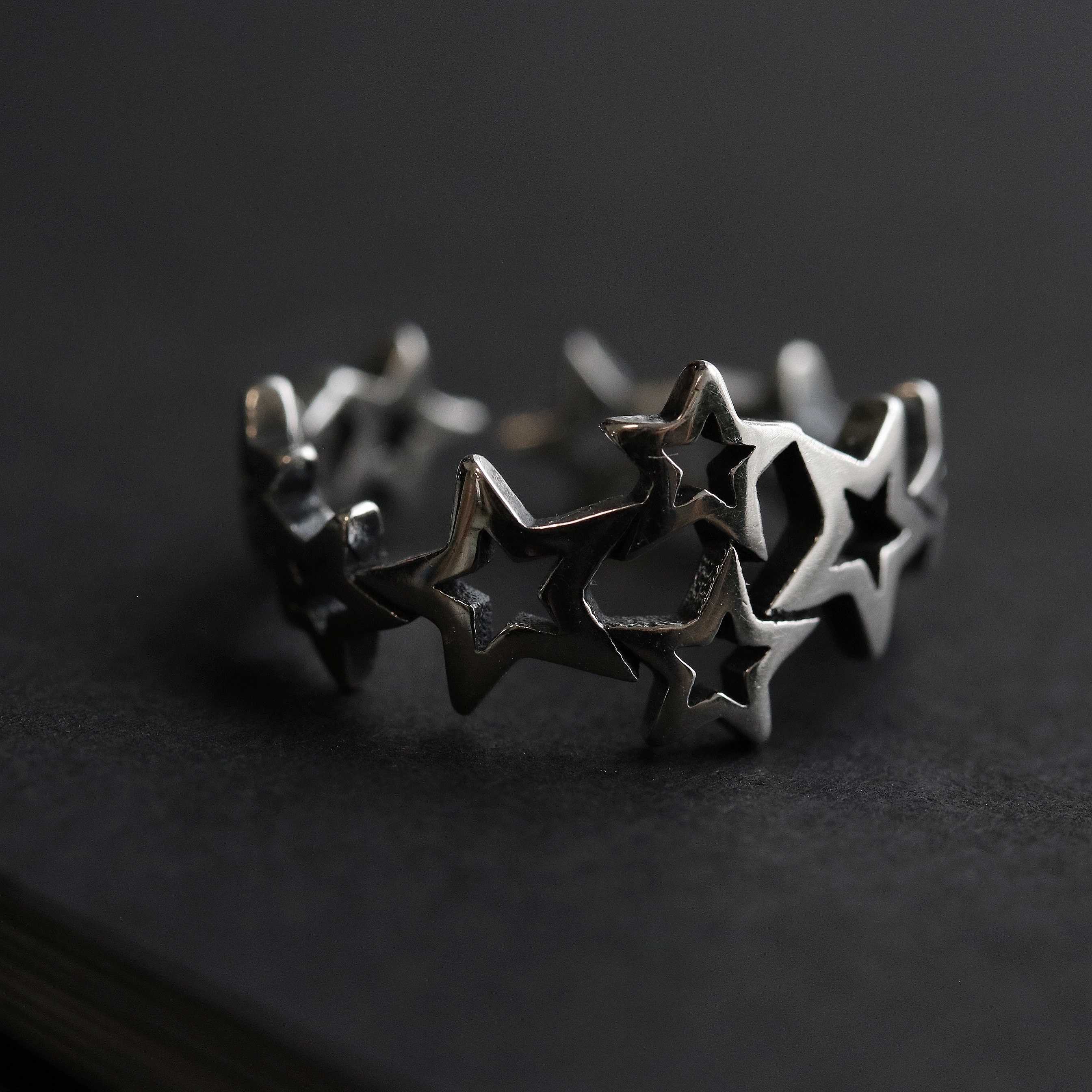 Minimalist Star Open Ring Sterling Silver – Vintage Stackable Band ...