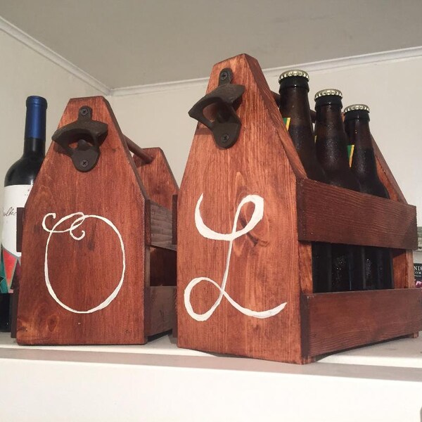 Wood Beer Carrier - Etsy