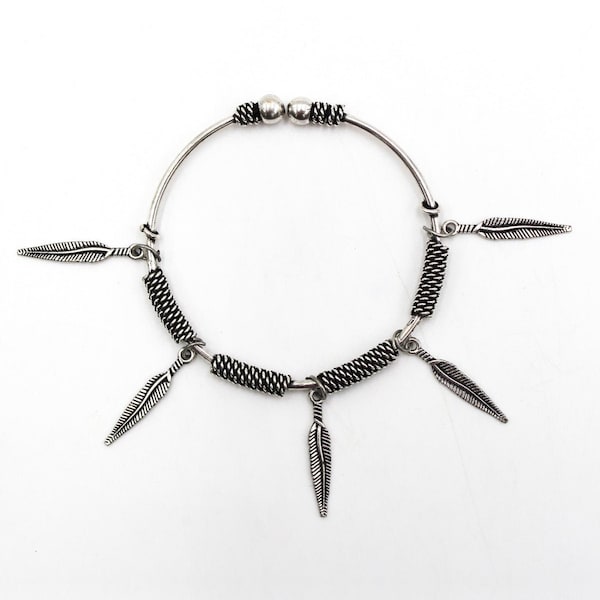Feather Bangle - Etsy