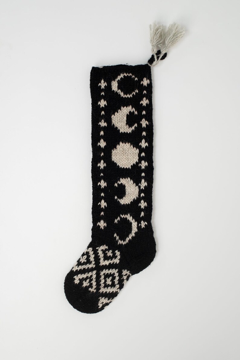 Celestial Hand Knit Stockings - Etsy