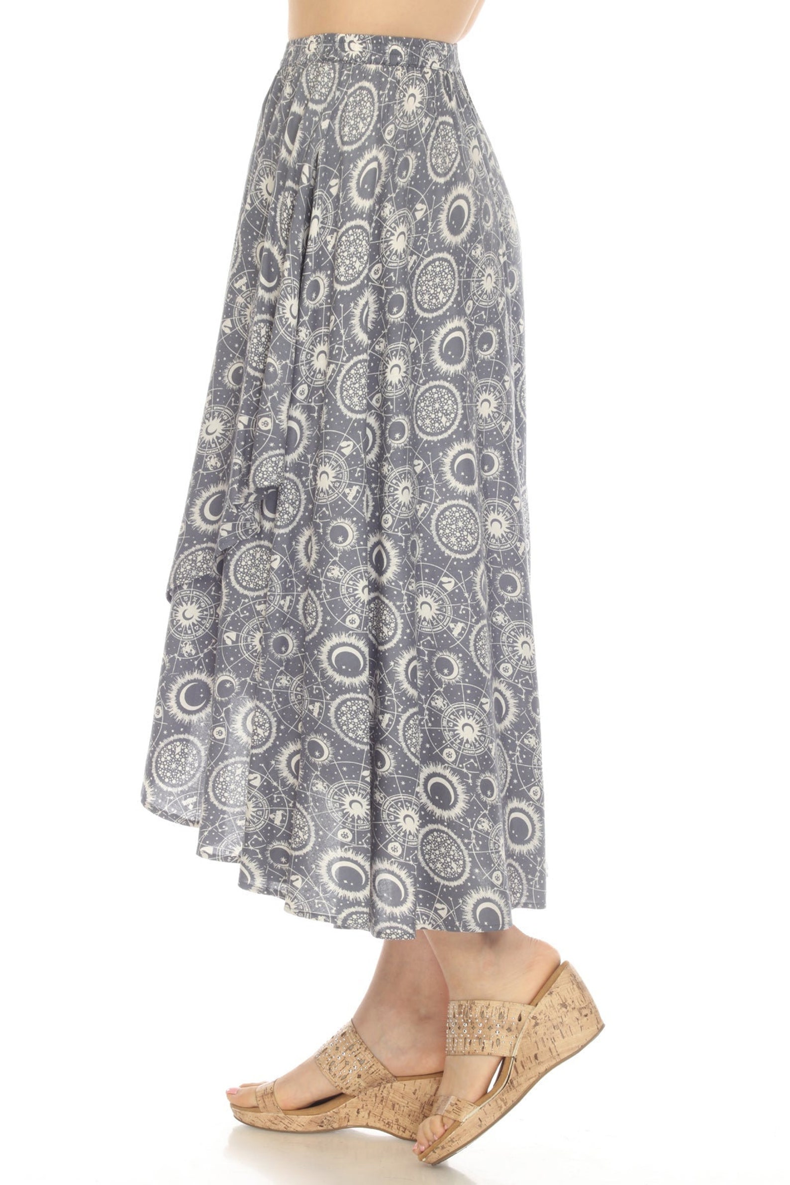 Celestial Flowy Circle Skirt - Etsy