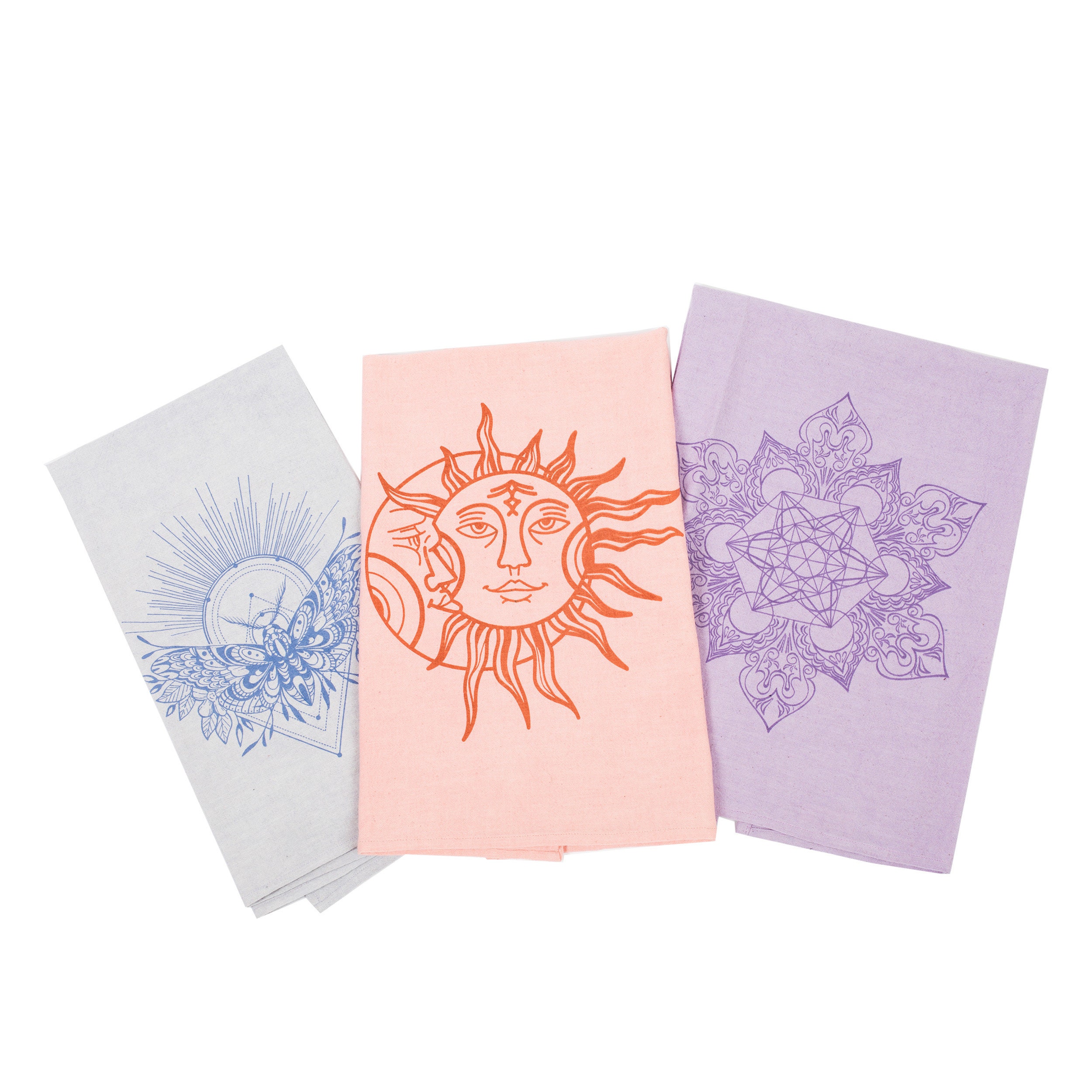 Celestial & Sacred Geometry Kitchen Towel - Etsy