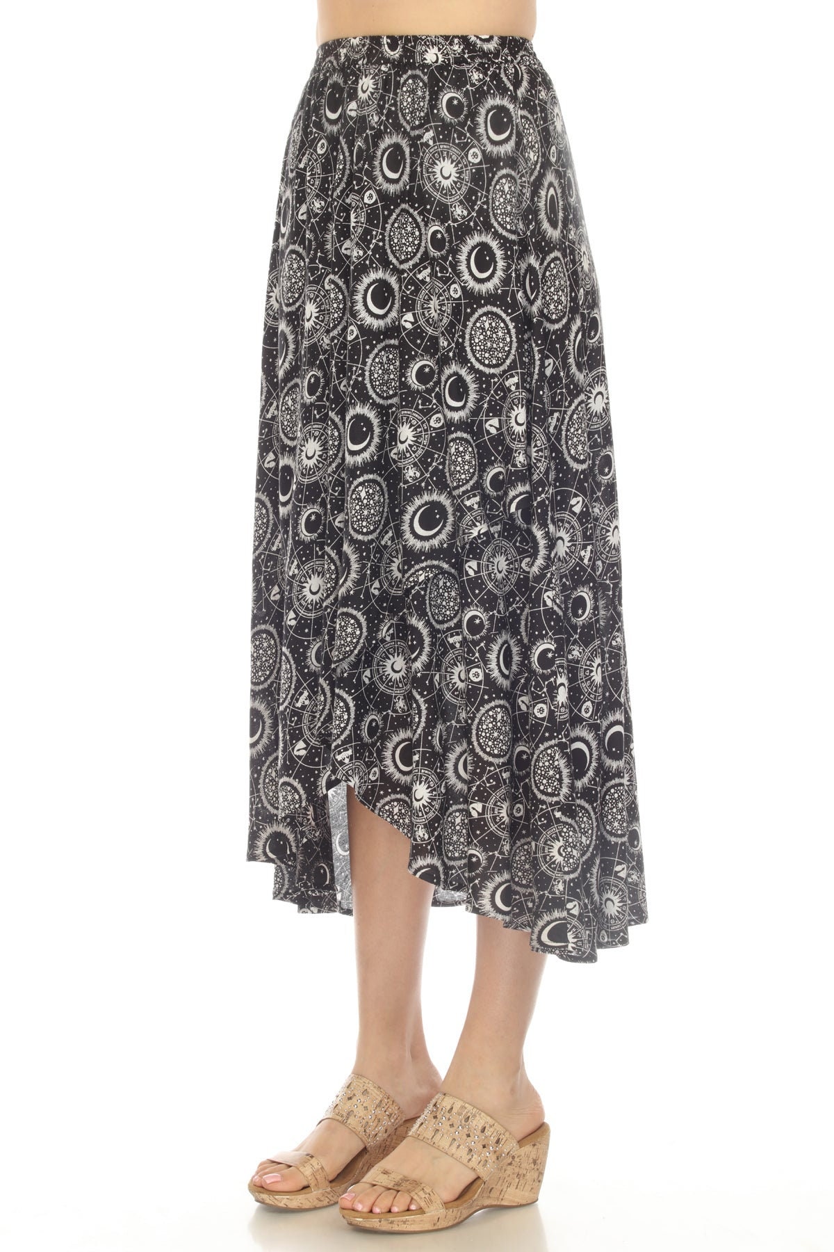 Celestial Flowy Circle Skirt - Etsy