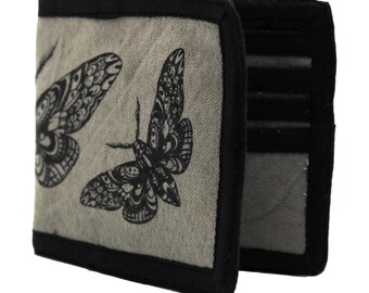 Moth Wallet - Etsy