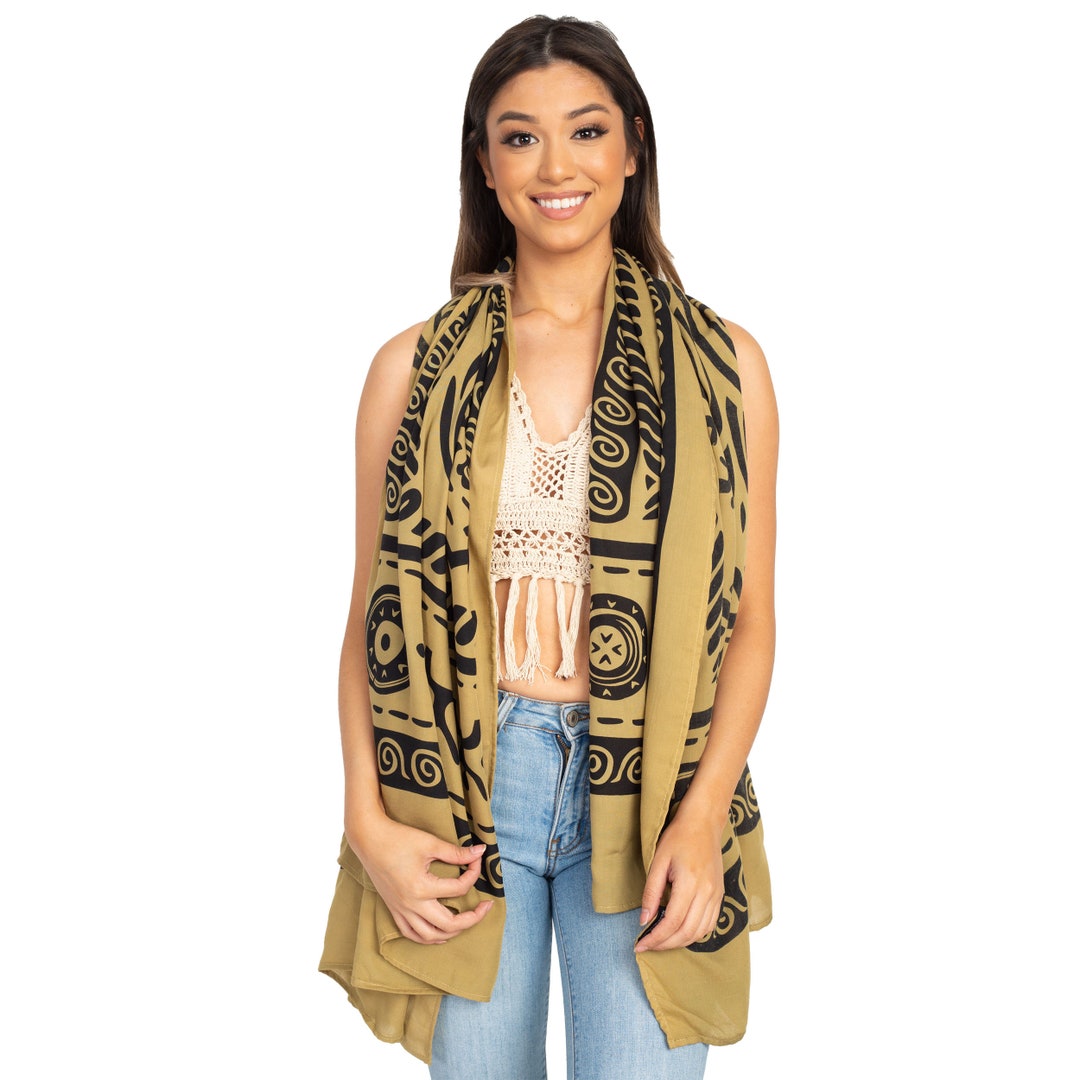 Mayan Tree of Life Travel Scarf - Etsy