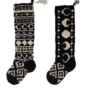Celestial Hand Knit Stockings - Etsy