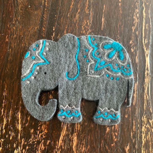 Felt Elephant - Etsy