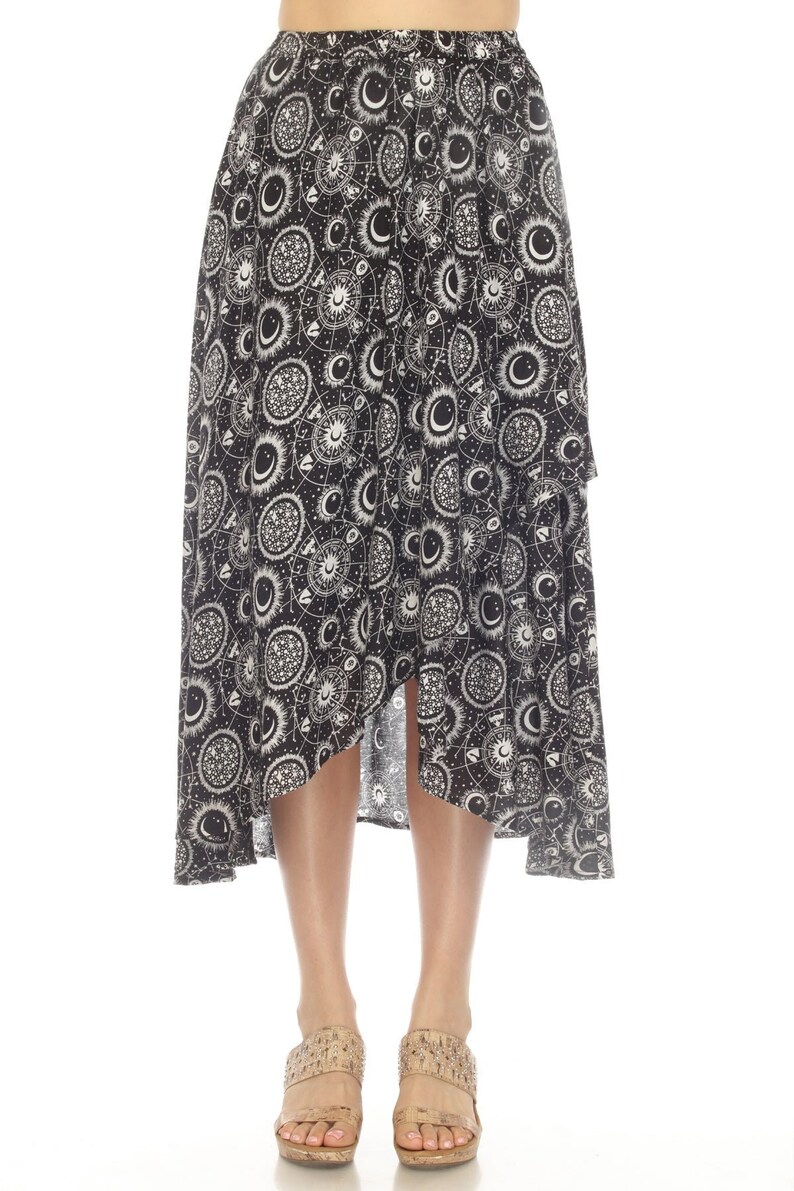Celestial Flowy Circle Skirt - Etsy